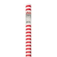 JAM Paper Christmas Stripe Wrapping Paper, Red & White, 25 sq. ft, 1 ...