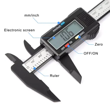 Performance Tool W80152 Digital Caliper 0-6" (150mm) - Walmart.com