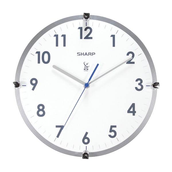 Sharp® Atomic Round Wall Clock, 11 Sharp® Atomic Round Wall Clock, 11