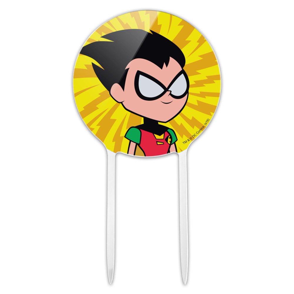 Acrylic Teen Titans Go! Robin Cake Topper Party Decoration for Wedding ...