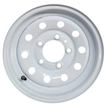 "Walmart 4.80-8 Trailer Tires with 8"" White Spoke Rims, 4 Lug, Load ...