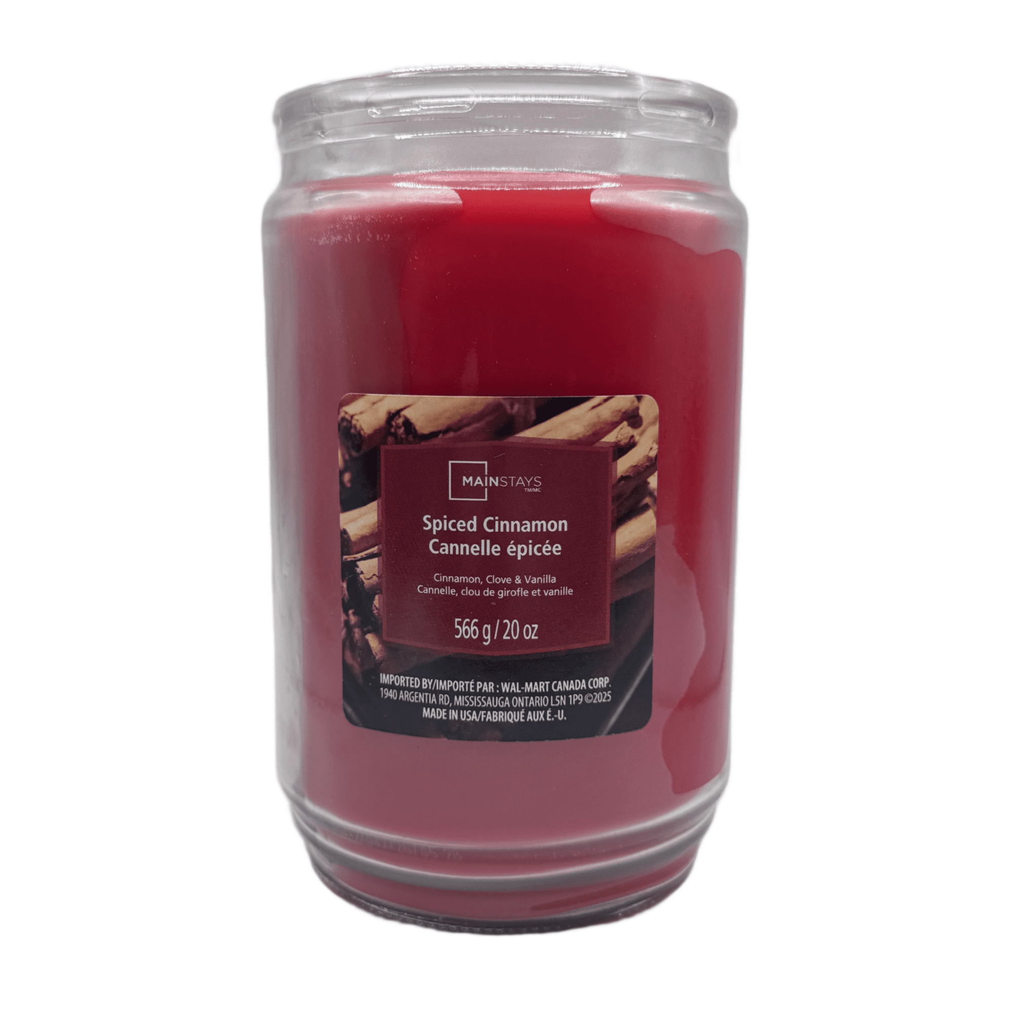 Click here for Mainstays Pl Spicy Cinnamon Scented Single-Wick Gl... prices