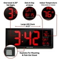 AcuRite Digital Tabletop Clock, 75127C - Walmart.com