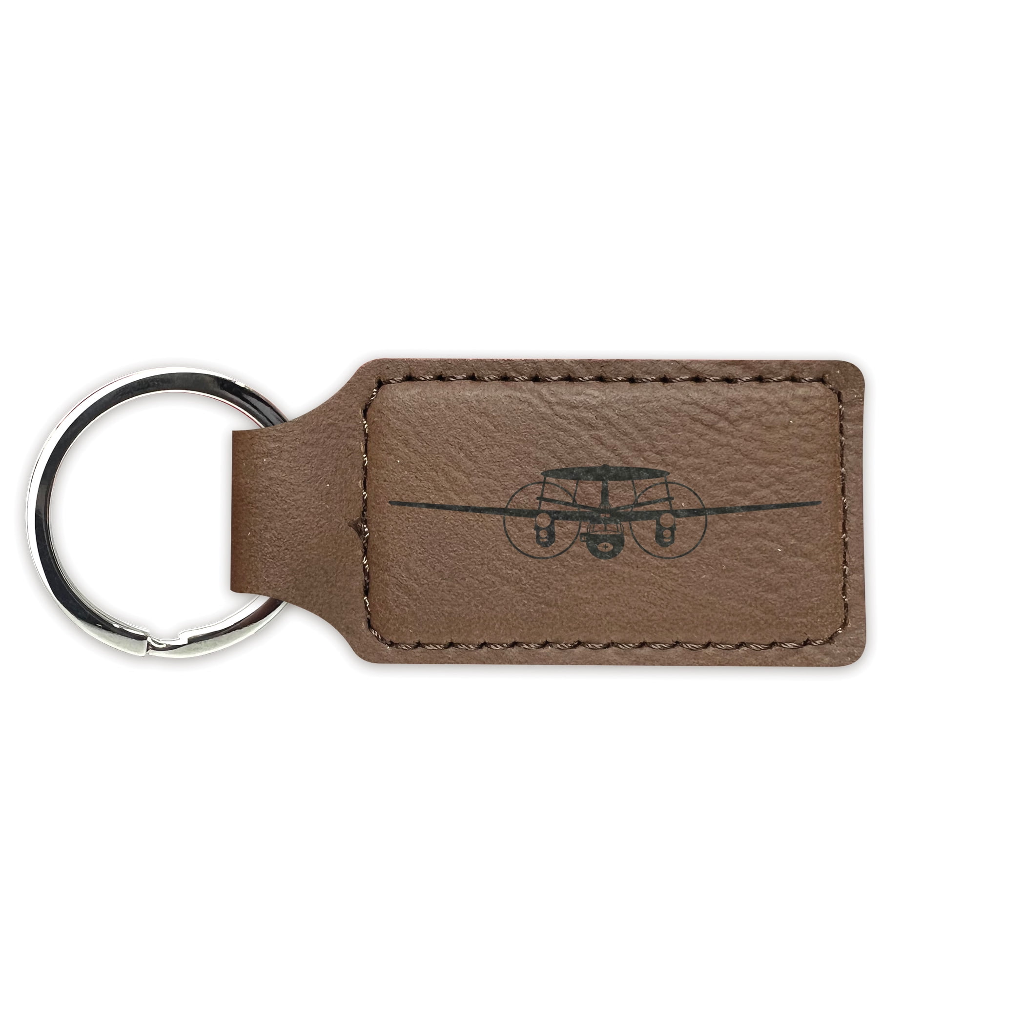 E-2 Hawkeye Keychain Leatherette Rectangle - Laser Engraved - Many ...