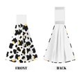 2pcs Hanging Coral Velvet Hand Towel Is Light Breathable And Absorptive ...