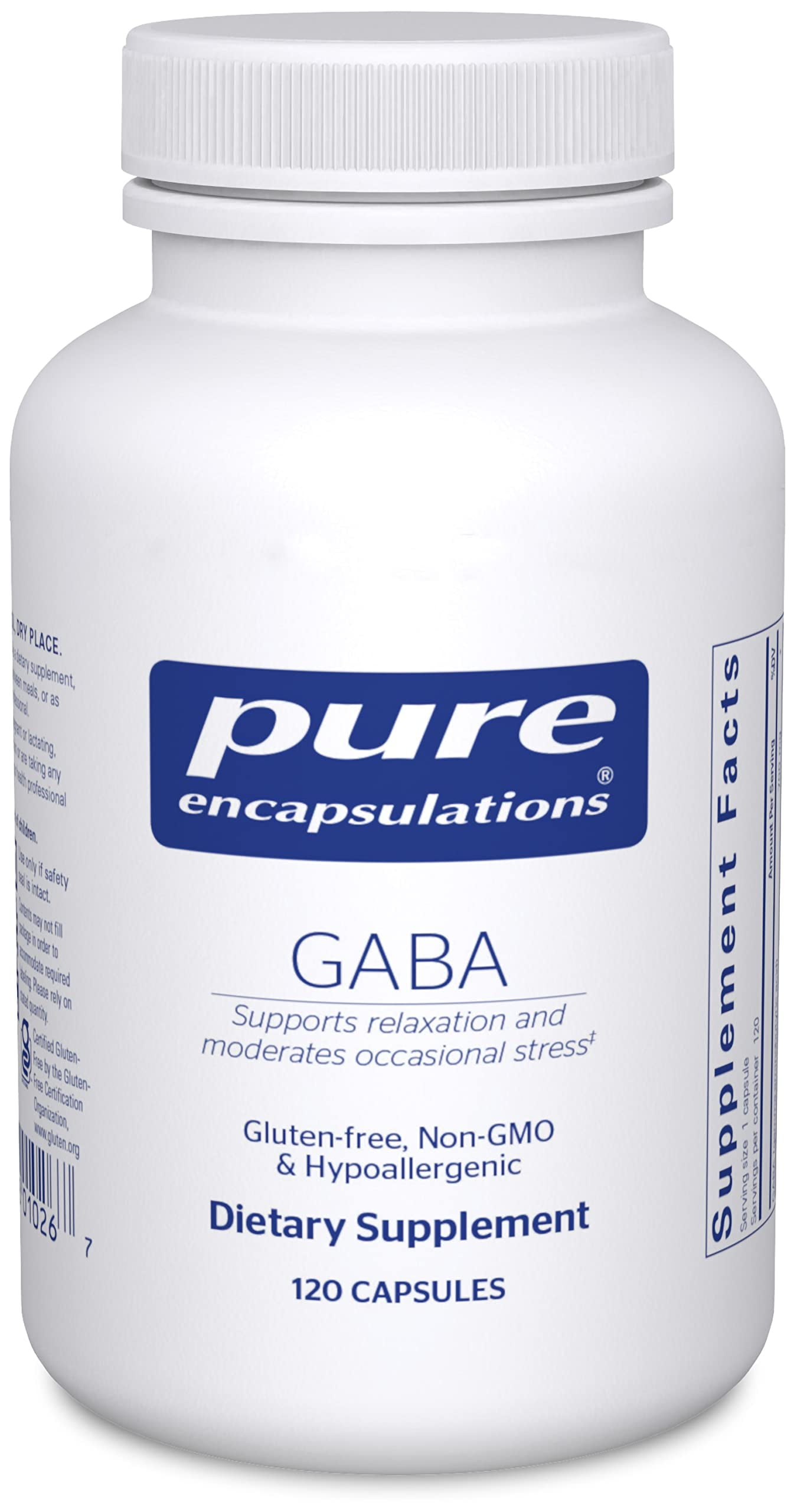 Suplemento Pure Encapsulations GABA 120 cápsulas | Bodega Aurrera en línea