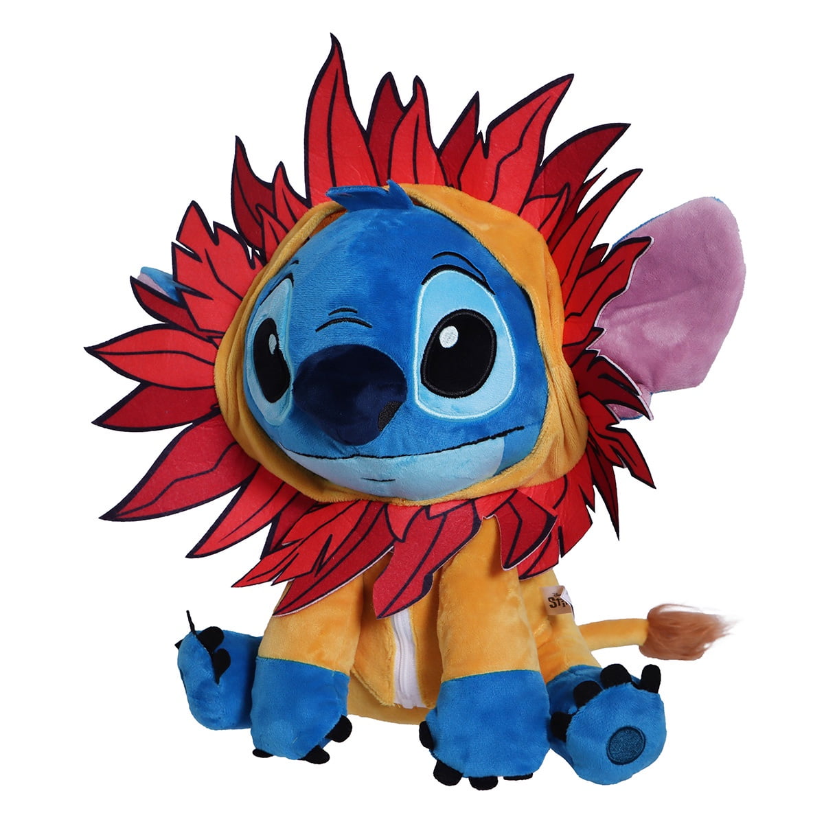 Muñeco de peluche Disney Lilo & Stitch, Stitch disfrazado Simba, 30 cm ...