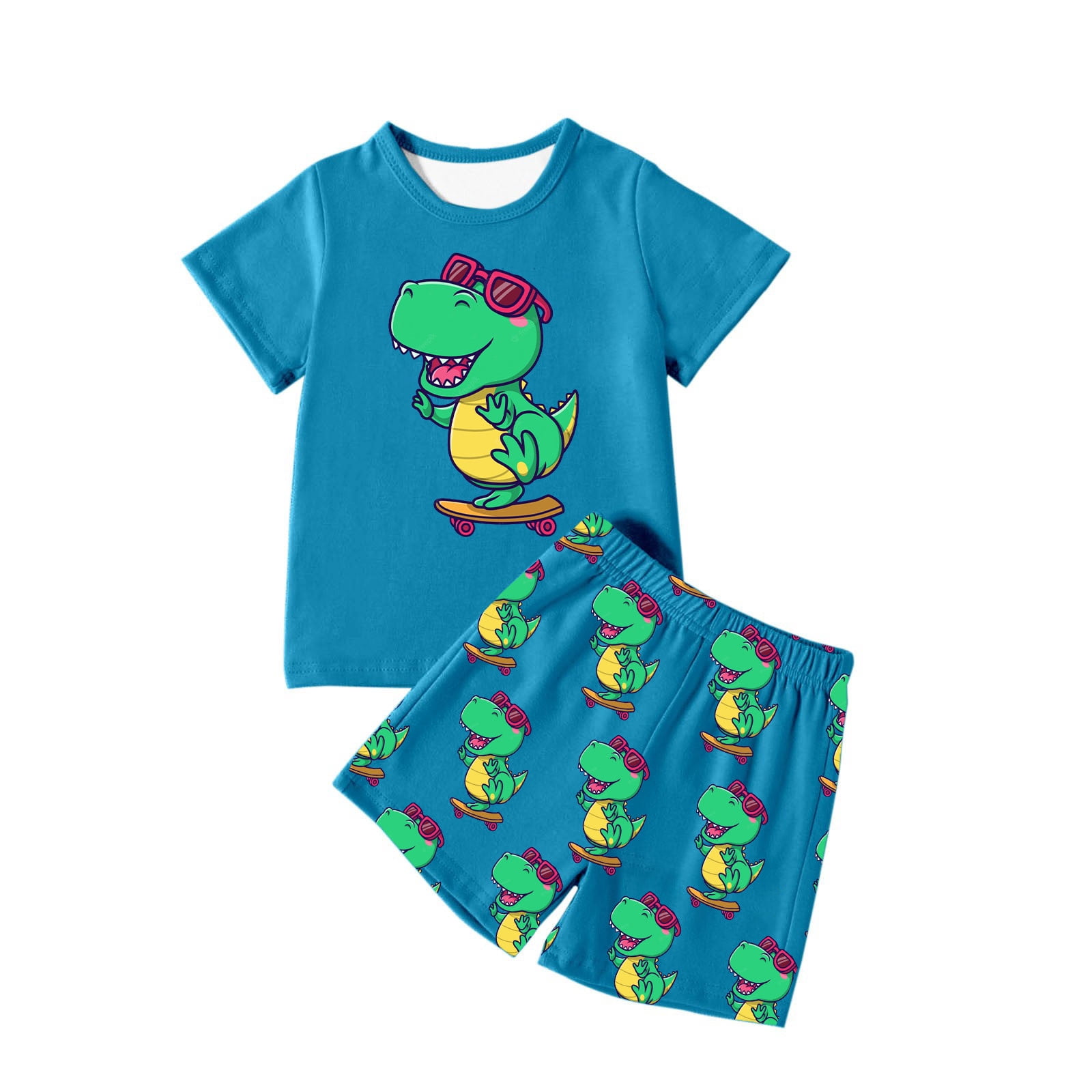 Click here for Huaiyyyy Kids Boys Pajamas Set Dinosaur Pjs Sleepw... prices
