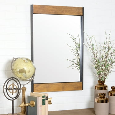 MoDRN Industrial Metal Wall Mirror - Walmart.com