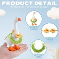 4 Sets 7 Inch Desk Goose Outfits Summer Beach Goose Clothes with Mini ...