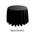 Black Hotel Wedding Tablecloth, Round Dining Table Cover For Restaurant ...