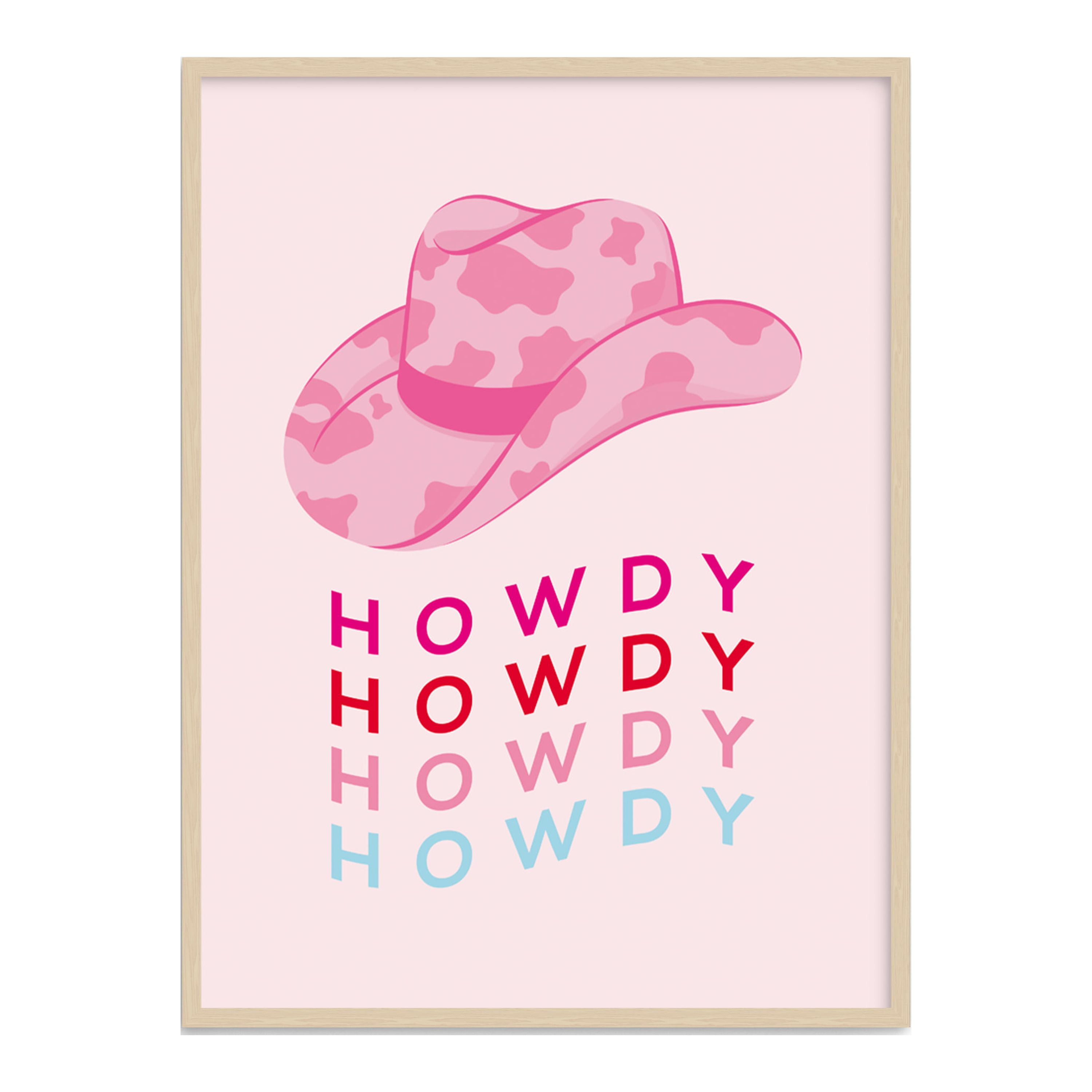 Haus and Hues Pink Posters Preppy Posters - Pink Posters for Room ...