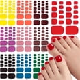 22pcs Full Cover Toe Nail Sticker Wraps - Waterproof & Scratch ...