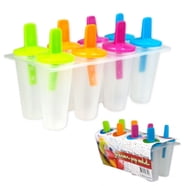 American Ice Pop Maker - DIY Popsicle Mould Kit, 10 BPA Free Molds, 50 ...