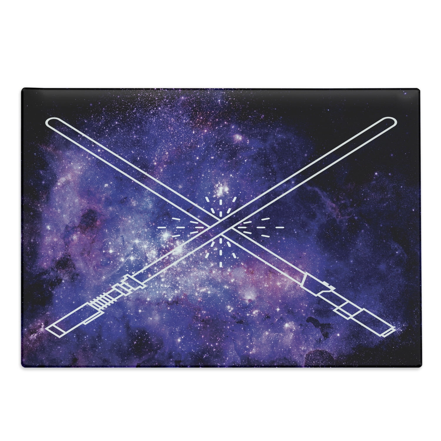 Galaxy Cutting Board, Futuristic Starry Sky Galaxy Illustraiton Pattern ...