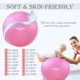 Anti-Burst Swiss Yoga Ball, 2200lbs weight capacity with pump, for ...
