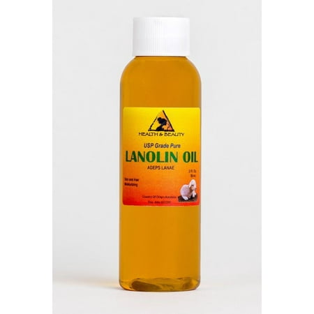 Lanolin oil usp grade pharmaceutical skin hair lips moisturizing 100% ...