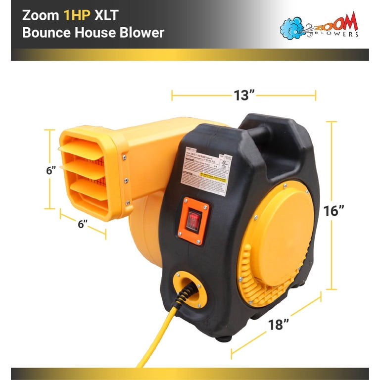 Quiet Commercial Bounce House Blowers VEVOR Inflatable Blower, 950W, 1