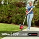 Hyper Tough 40V MAX Cordless 13-Inch String Trimmer & Wheeled Edger ...