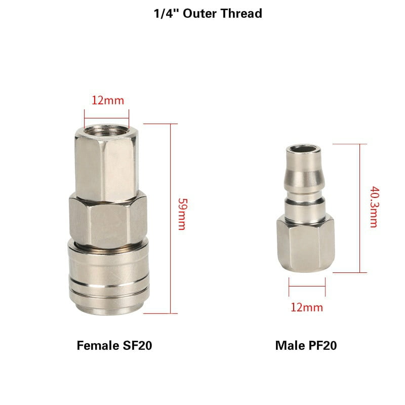 Air Compressor Connectors High Pressure Coupling C type Pneumatic ...