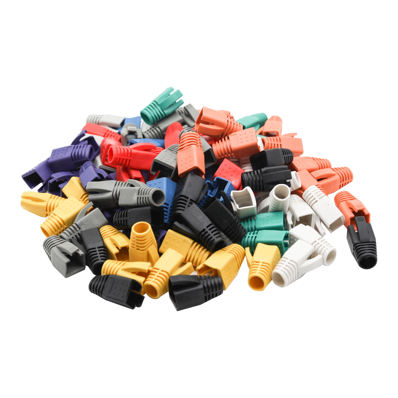 YIOVVOM Soft Plastic Ethernet RJ45 Cable Connector Boots Cover Network ...