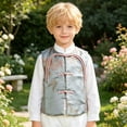 Avolia Girls Boys Traditional Chinese Tang Vest Sleeveless Pullover Top ...