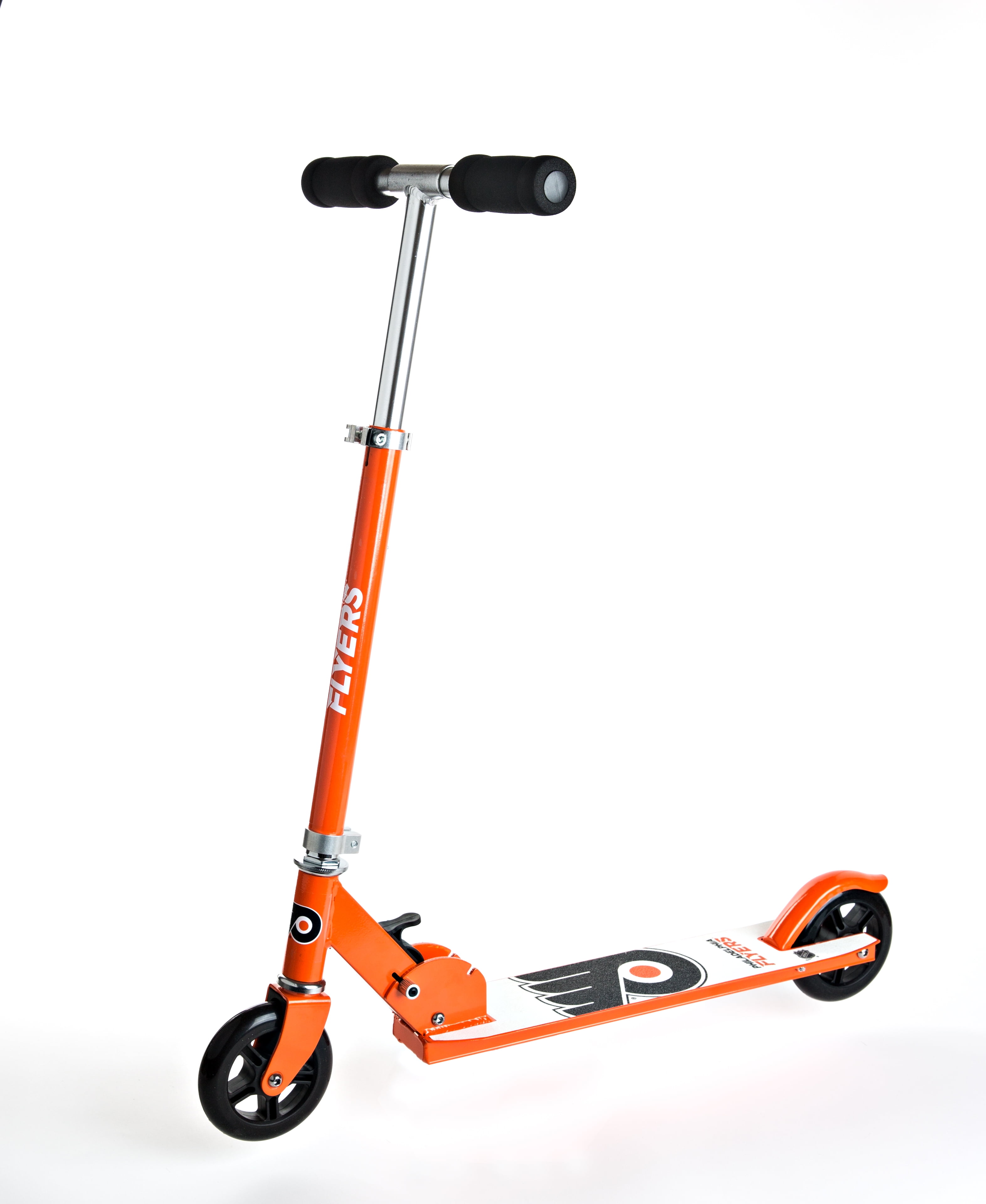 NHL Philadelphia Flyers Folding Kick Scooter for Kids Ages 5 and Up by ...