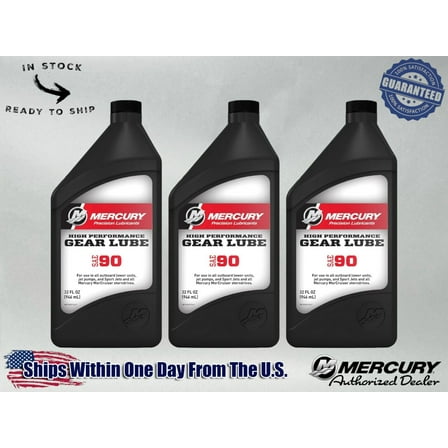 Quicksilver Mercury 92-858064K01 Marine SAE 90 High Performance Gear ...