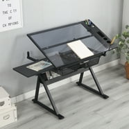 Studio Designs Graphix II White Split Top Crafting Table - Walmart.com