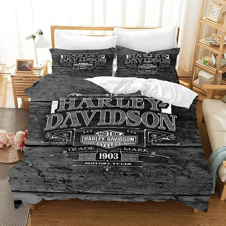 LAICAIW Harley Davidson Bedding Sets Duvet Cover Sets Motorcycle Club ...