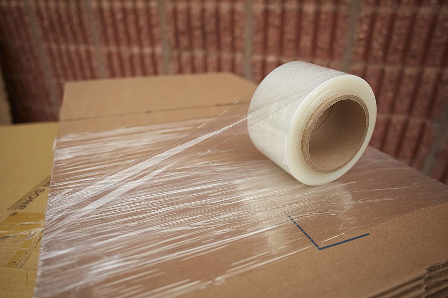 Buy Plastic Stretch Pallet Wrap Core, 3 Inches X 1000 Feet, 80 Gauge ...