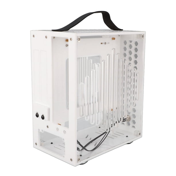 Miniature ITX PC Case, Clear Acrylic DIY Desktop Computer Case,360 ...