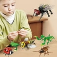 Creative Building Blocks Insect Model Bee Dragonfly Ant Mantis Children ...