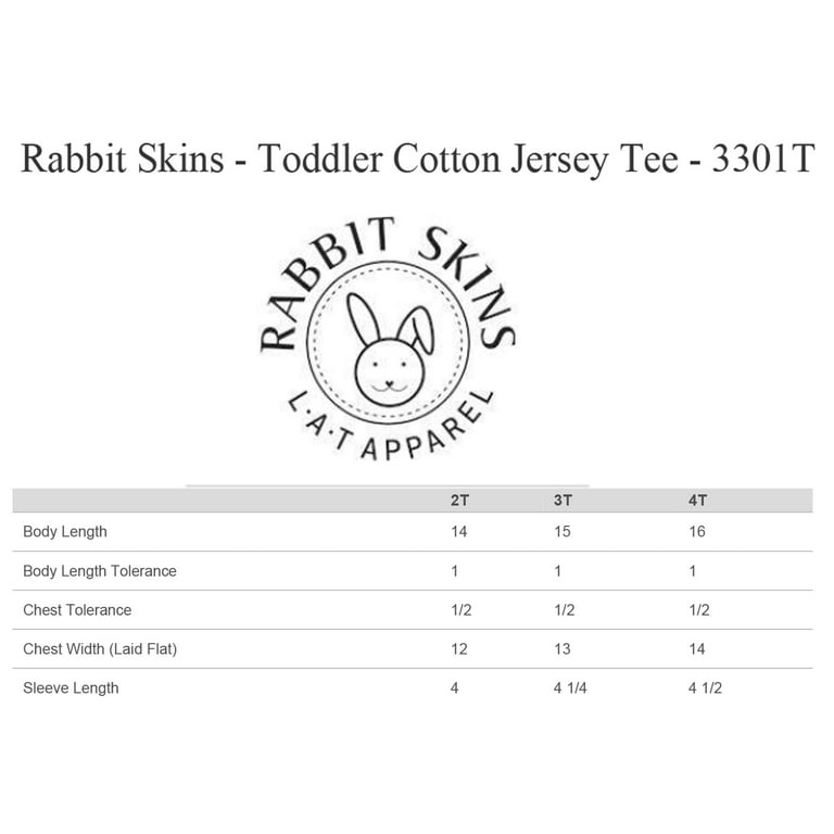 Rabbit Skins Color Chart Buy Rabbit Skins Infant 100% Cotton Jersey