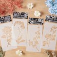 4 Pcs Flowers Stencils Drawing Templates Art and Craft Stencils For ...