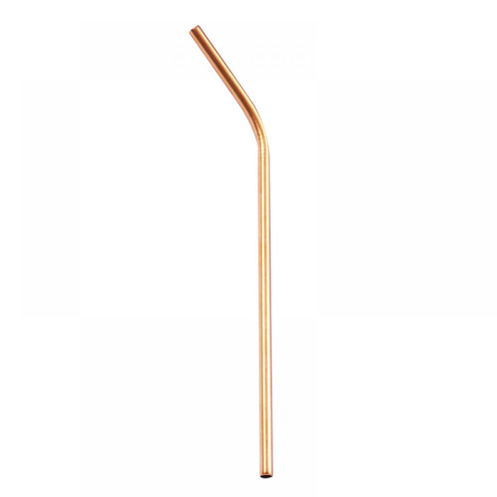 Straw,304 Stainless Steel Color Elbow Straw Bend Coffee Milk Tea Straw ...