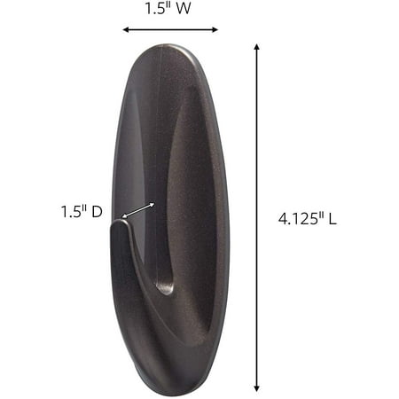 Command Outdoor Hook, Decorate Damage-Free, Water-Resistant Adhesive ...