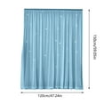 EDHITNR Sheer Curtains, 39x59 Inch Light Filtering Window Panels ...