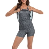 HDE Women Workout Dress Built in Shorts Sleeveless Athletic Sport Dress ...