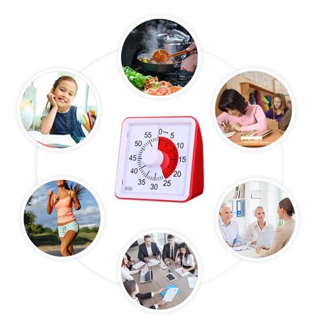 serony Visual Analog Timer Silent Countdown Classroom or Meeting ...