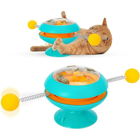 Goutronics Interactive Cat Toy for Indoor Cats, Cat Turntable Toy with ...