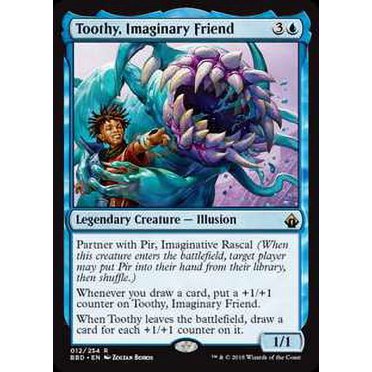 MtG Battlebond Rare Toothy, Imaginary Friend #12 - Walmart.com