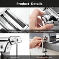Manual Roller Pasta Maker | Stainless Steel Pasta Machine For Spaghetti ...