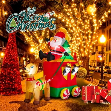 8ft Inflatable Gingerbread Arch w/ Arch - Walmart.com