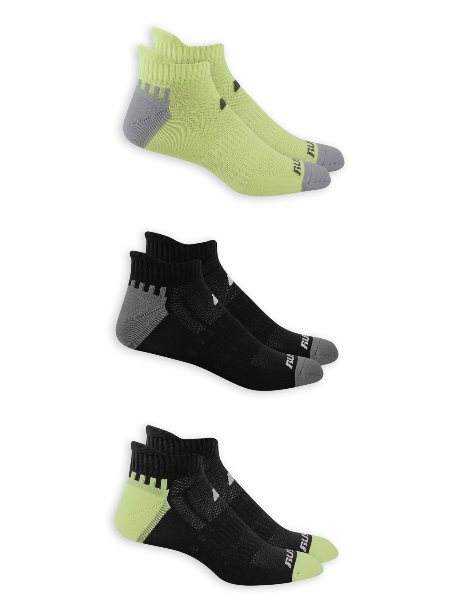 Performance Men's COOLFORCE Zone Cushion Low Cut Socks 3 Pack - Walmart.com