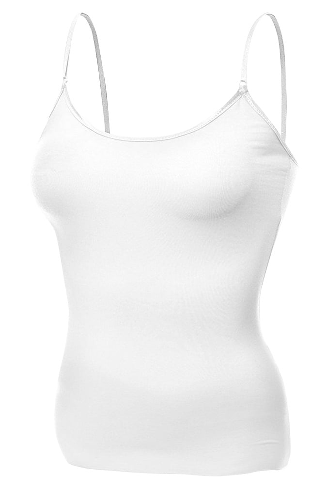 Essential Basic Women Layering Basic Short Camisole Cami Adjustable ...