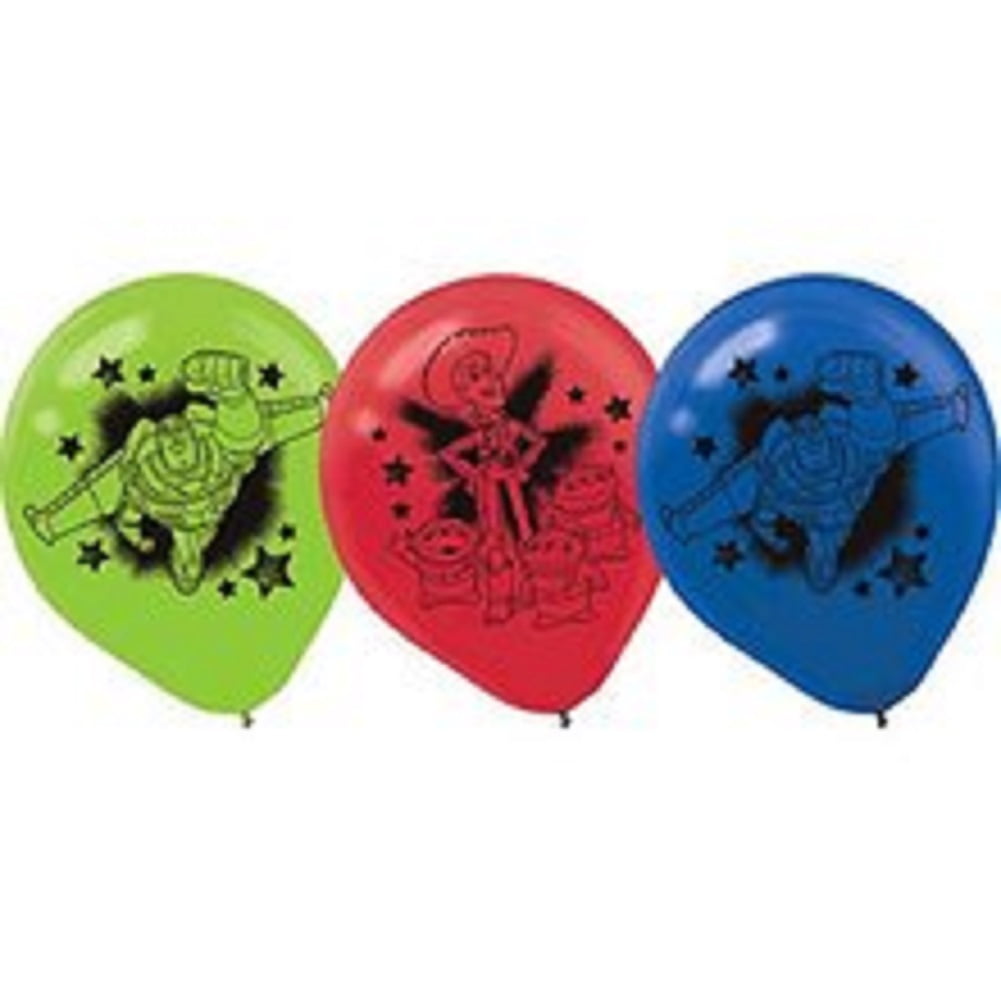 Toy Story Pack of 6 Latex Helium Quality Balloons - Power Up - Walmart.com
