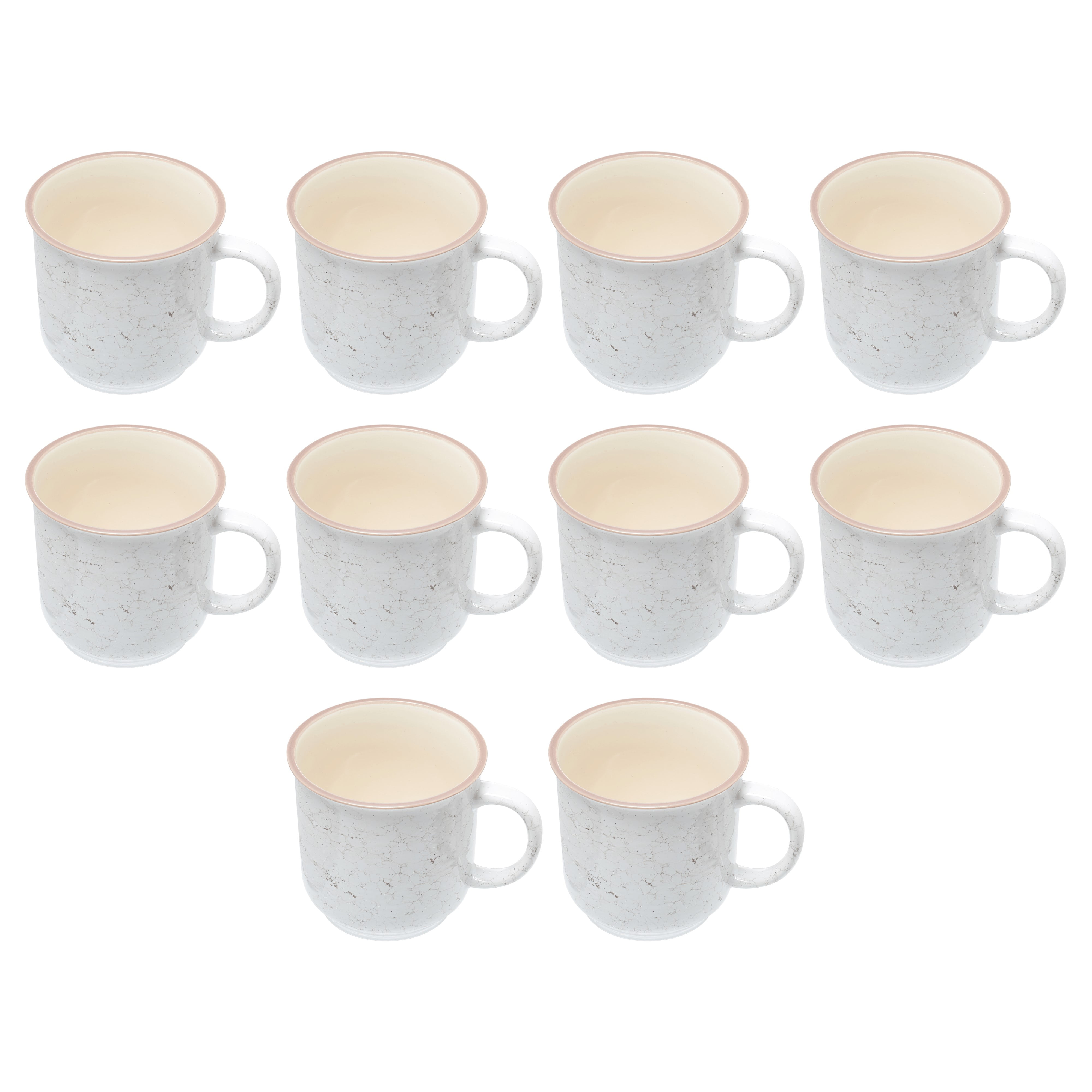 Marble Campfire Coffee Mugs 13 oz. Set of 10, Bulk Pack - Ceramic ...