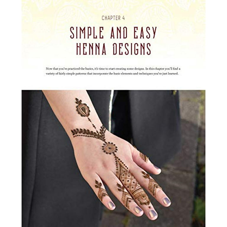 Easy Henna Designs For Beginners Drawings