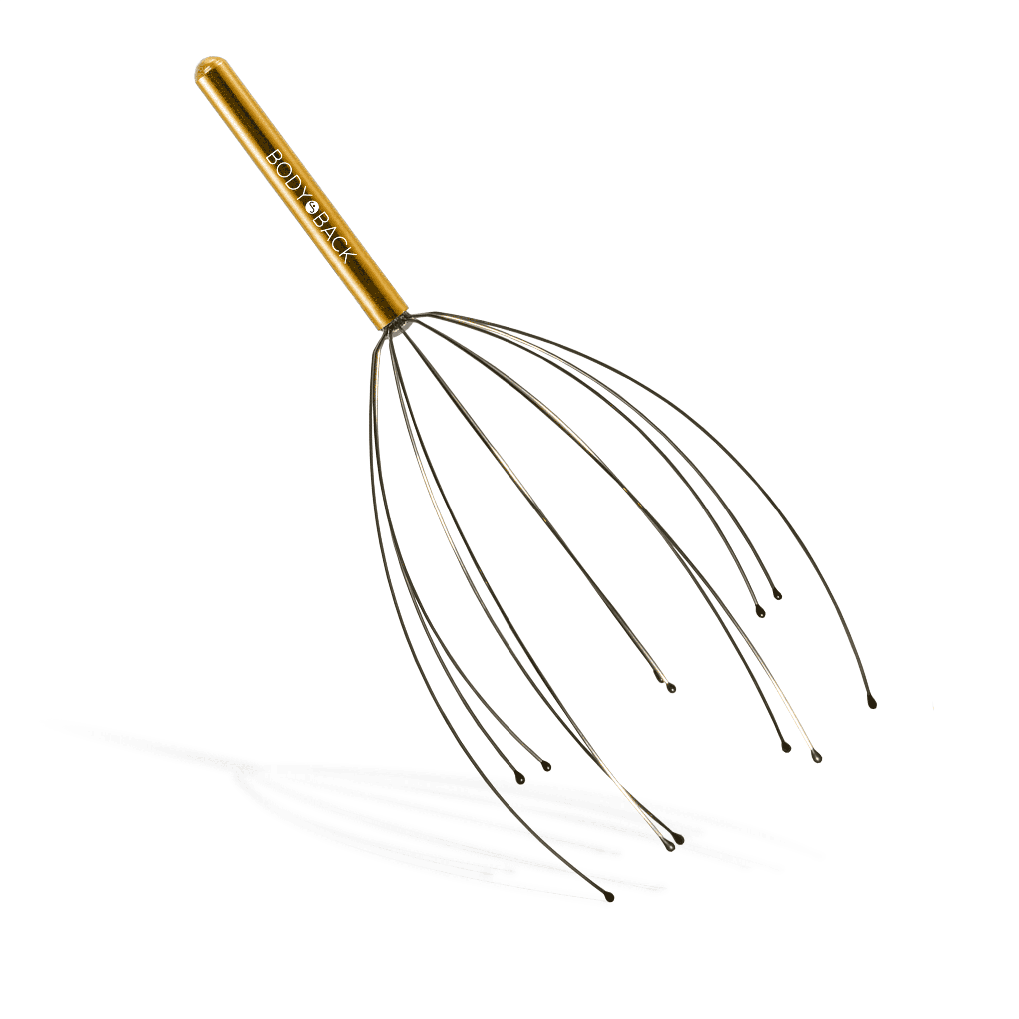 The Body Back Company Scalp Massager Relaxing Scalp Scratcher Gold